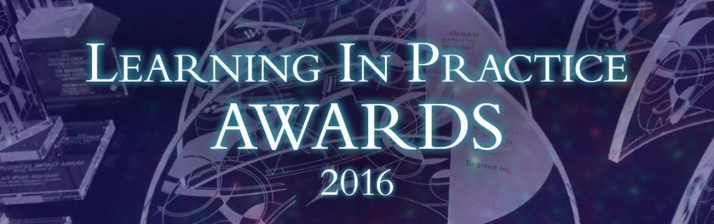 2016 Learning In Practice Awards – Chief Learning Officer